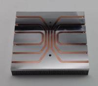 China Copper Pipes Bonded Fin Heat Sink Aluminum Skiving Burried OEM For Locomotives for sale
