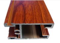 China Anti-corrosion Grain Wood Extrusion Aluminum Profiles 6000 Series for sale