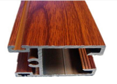 China Anti-corrosion Grain Wood Extrusion Aluminum Profiles 6000 Series for sale