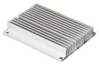 China Silver Aluminium Extruded Heatsink , AL6063 T5 Heat Dissipation for sale