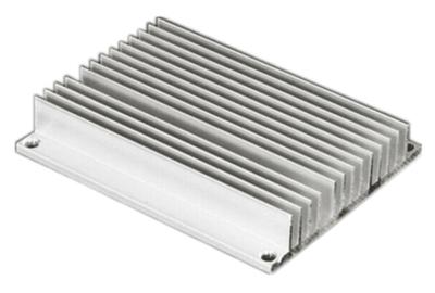 China Silver Aluminium Extruded Heatsink , AL6063 T5 Heat Dissipation for sale