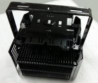 China Black LED Lighting Aluminum Heat Sink Extrusions 320W Anodized Surface for sale