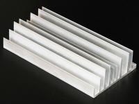 China High Power LED Aluminum Heatsink Extrusion Flat Polishing Surface Treatment for sale