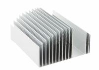 China Electronic Silver Aluminum Extruded Heatsink For Transistor T3 - T8 for sale