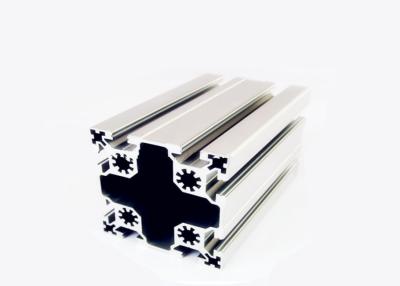 China T3 - T8 Flat Extruded Aluminum Profiles 6063 Alloy Silver for sale