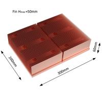 China Copper Skived Process Fins Heat Sink for sale
