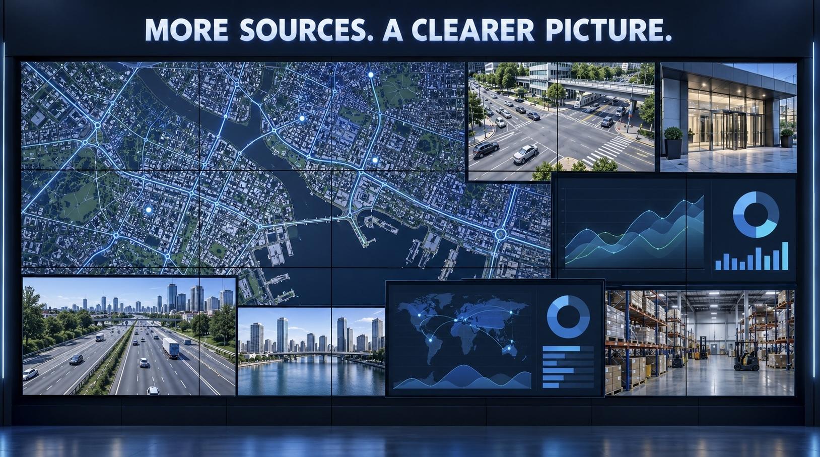 Up to 16 windows under 2K conditions, with flexible positioning, scaling and overlap.