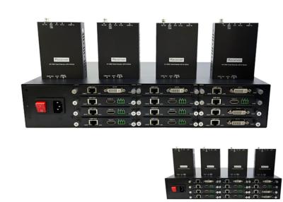 China HDMI 4K HDBaseT Video Extender Transmitter female Connector With 12 Ports for sale