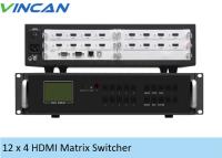China Multi Format 2x2 HDMI Video Wall Controller LCD 12 In 4 Out RJ45 for sale