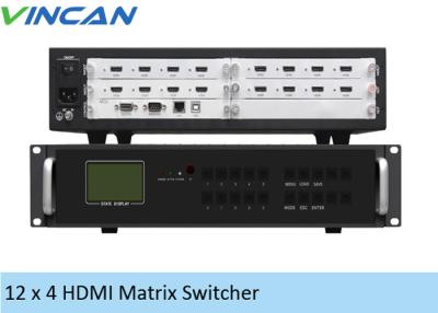 China Multi Format 2x2 HDMI Video Wall Controller LCD 12 In 4 Out RJ45 for sale