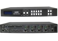 China HDMI1.4 4X4 HDBaseT Matrix Switcher With 4Pcs 70M And 100M HDMI HDBaseT Receivers for sale