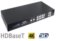 China 70 Meters And 100 Meters 4x4 HDMI Matrix Switcher With HDBaseT Output Port for sale