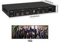 China 4 Ports 4K HDMI Video Wall Processor For Multi Screen Display 2X2 1X2 for sale