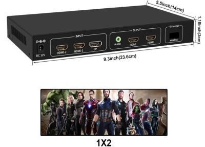China 4 Ports 4K HDMI Video Wall Processor For Multi Screen Display 2X2 1X2 for sale