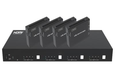 China 70m Ir Hdbaset Matrix 18gbps 4x4 Hdmi2.0 Supports Ethernet Edid for sale