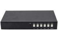 China Seamless UHD Video Switcher With Multiview 5x Inputs And 2x Outputs for sale
