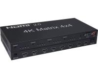 China hdmi 4x2 matrix switcher with audio extraction for sale