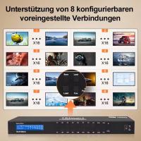 China 1080P  Seamless 4K HDMI Matrix Switcher  with EDID Management and Control for sale