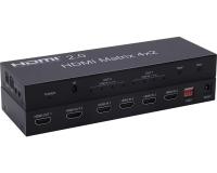 China 6x4 4k hdmi matrix switcher extender 4x2 hdmi matrix switch box for sale