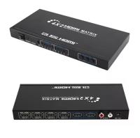 China 6x4 4k hdmi matrix switcher extender 4x2 hdmi matrix switch box for sale