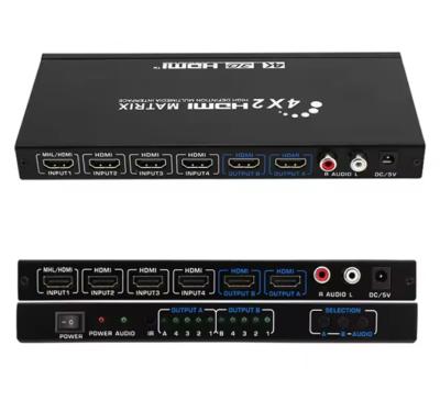China High Resolution HDMI Matrix Switcher HDCP2.2 Support And 4Kx2k 60Hz for sale