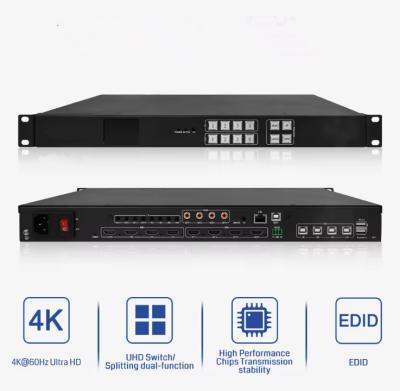 China 4K Video Processor for LED Display – 1x4/4x1 Splicing & Wall Split Support for sale