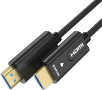 China Resolution 4K HDMI Fiber Optic Cable  Compatible with HDMI 2.0 Zero Signal Loss for sale