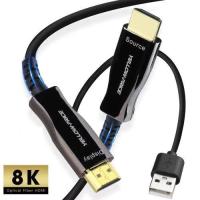 China Resolution 4K HDMI Fiber Optic Cable  Compatible with HDMI 2.0 Zero Signal Loss for sale