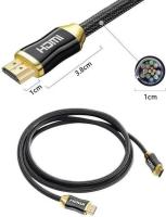 China Crystal Clear HDMI Fiber Optic Cable - Lag-Free Gaming and Streaming for sale