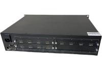 China Rack Mountable Video Matrix Switcher With Power Supply AC 100-240V IR Remote Control for sale