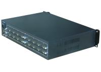 China Rack Mountable Video Matrix Switcher With Power Supply AC 100-240V IR Remote Control for sale