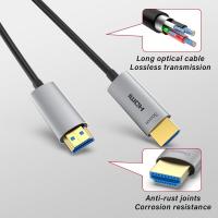 China Professional HDMI 1080P Fiber Optic Cable With HDCP V2.3 And Supported Refresh Rates 60Hz for sale