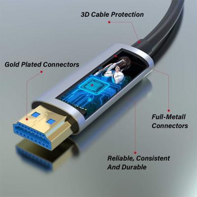 China Best 4K HDMI Optical Cable for Home Theater and Gaming – 100m Long Range for sale