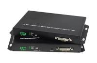 China DVI Fiber Optic Extender | 20km 1080p@60Hz Transmission | DVI-D Dual Link for sale