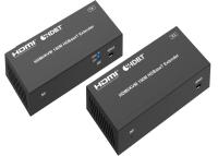 China 150m USB KVM HDMI HDBaseT Extender& KVM Extender over ethernet for sale
