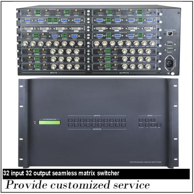 China IR Remote Control RS232 HDMI Switcher With 4K 32x32 Chassis for sale