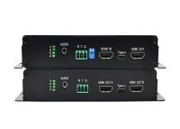China 4K 60Hz HDMI Optical Extender with Audio Embedding HDMI 4K Extender Over Fiber for sale