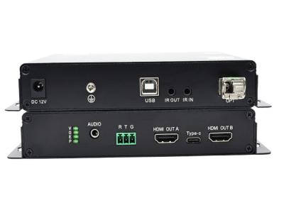 China 4K HDMI Extender Over Fiber Optical Support Protocol HDMI2.0 Bandwidth Bandwidth 10KM Range For Seamless Video Transmission for sale