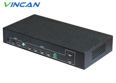 China 6 Channel Video Wall Controller 2x3 3x2  with RS232 Control for 6 TV Splicing for sale