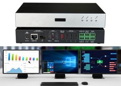 China CE FCC RoHs OEM ODM KVM over IP Switch with Remote Control Module for sale