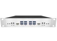 China Full-Fiber KVM Matrix (Up to 576 Ports) | Seamless Switching | 4K60 Video & <16ms Response for sale