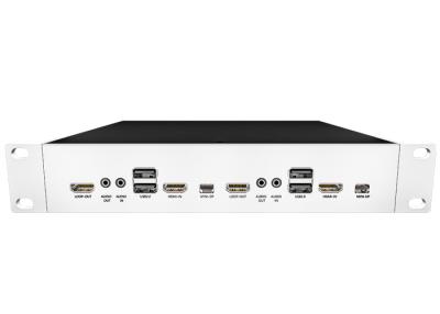 China Modular Fiber KVM TX/RX Node with 4K60 4:4:4 Output | SFP & Video Wall Card Compatible for sale