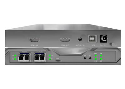 China Enterprise-Grade Fiber KVM Matrix | Latency <16ms | 288+ Port Node | Video Wall Compatible for sale