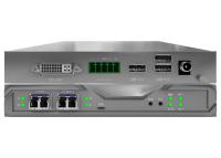 China 40 Ports Fiber KVM Matrix Node With 4K60 4:4:4, SFP I/O, Video Wall Card & <16ms Latency for sale