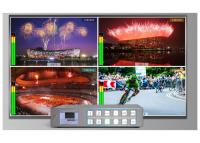 China 4-Ch 3g-Sdi Input Quad Screen Split Multiviewer Sdi Multiviewer 4k Sdi Switcher 4x1 for sale