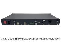 China 2-Ch 3G-SDI To Fiber Converter With Separate Audio Port for sale