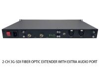 China 2-Ch 3G-SDI To Fiber Converter With Separate Audio Port for sale