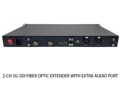 China 2-Ch 3G-SDI To Fiber Converter With Separate Audio Port for sale
