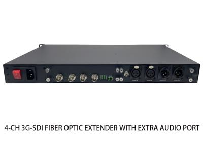 China 4-Ch 3G-SDI To Fiber Converter With Separate Audio Port for sale