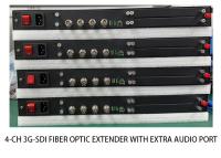 China 4-Ch 3G-SDI To Fiber Converter With Separate Audio Port for sale